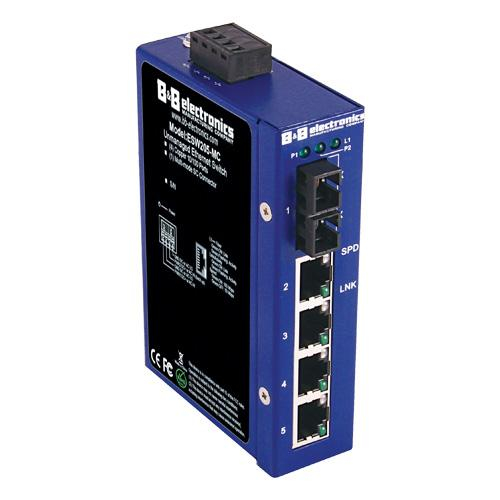 Buy B+B SmartWorx ESW205-MC, ETN Switch, 4 Copper, 1 Multi-Mode SC ...